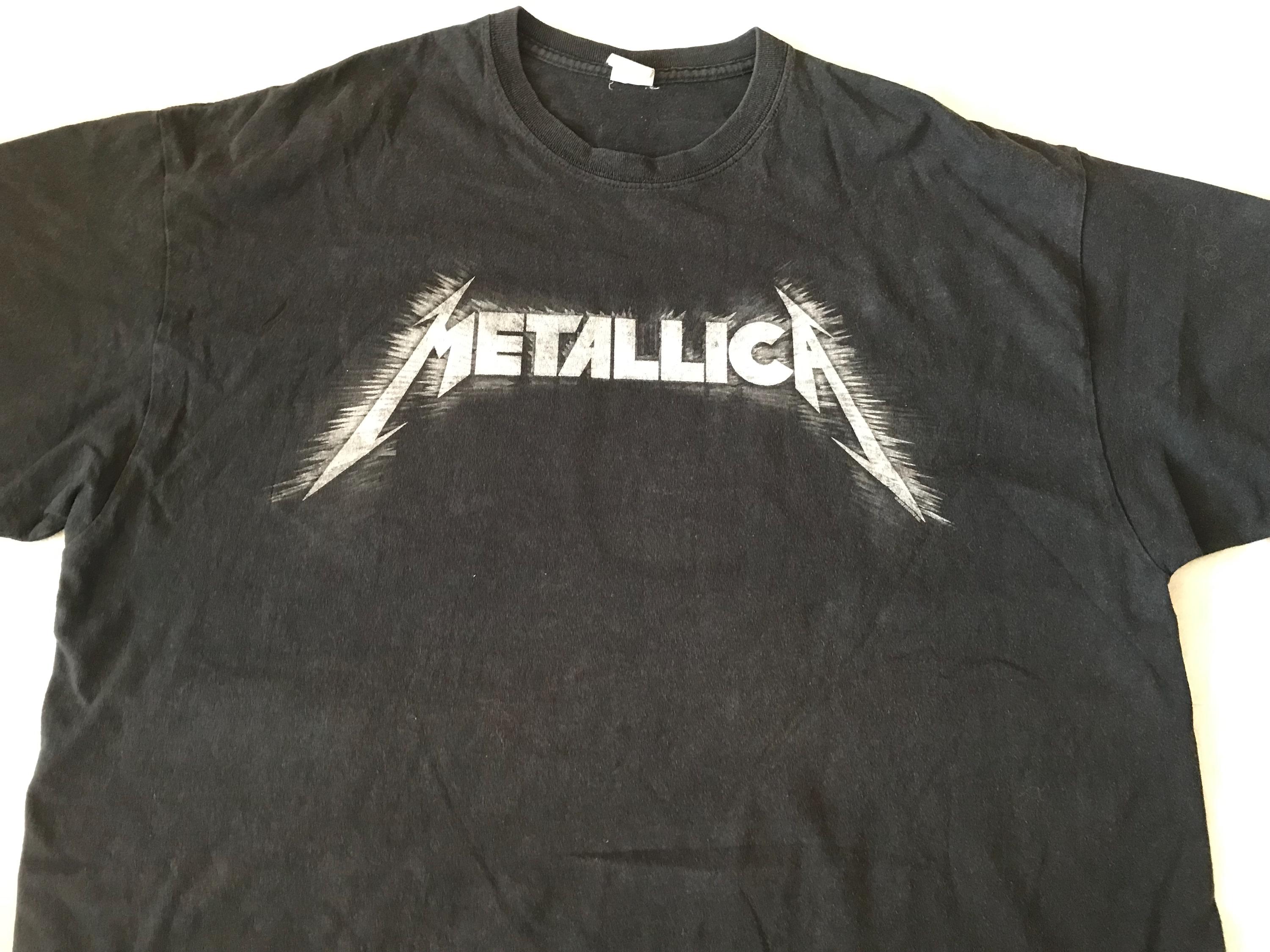Metallica Men's Double Printed Men's Rock T-shirt W/ Logo Size XXL 2XL ...