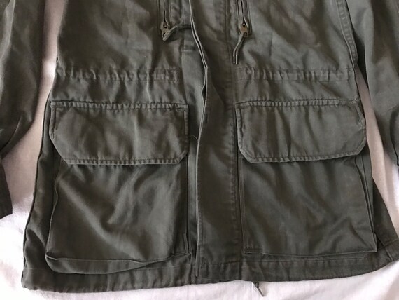Vintage Military Field Jacket French France Men's 607… - Gem