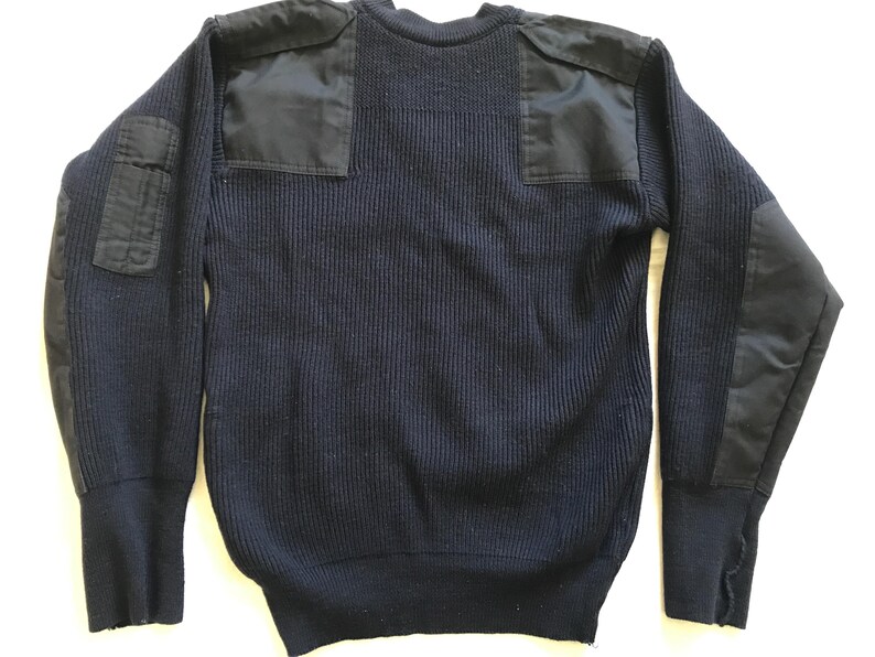 Italian Pure Wool Men's Uniform Police Customs Military Navy Blue V ...