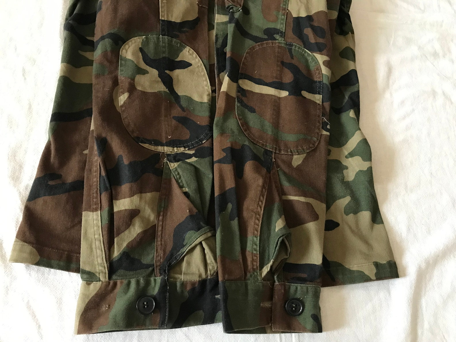 Giubba Italian Camouflage Military Field Jacket Overshirt Small 38 US ...
