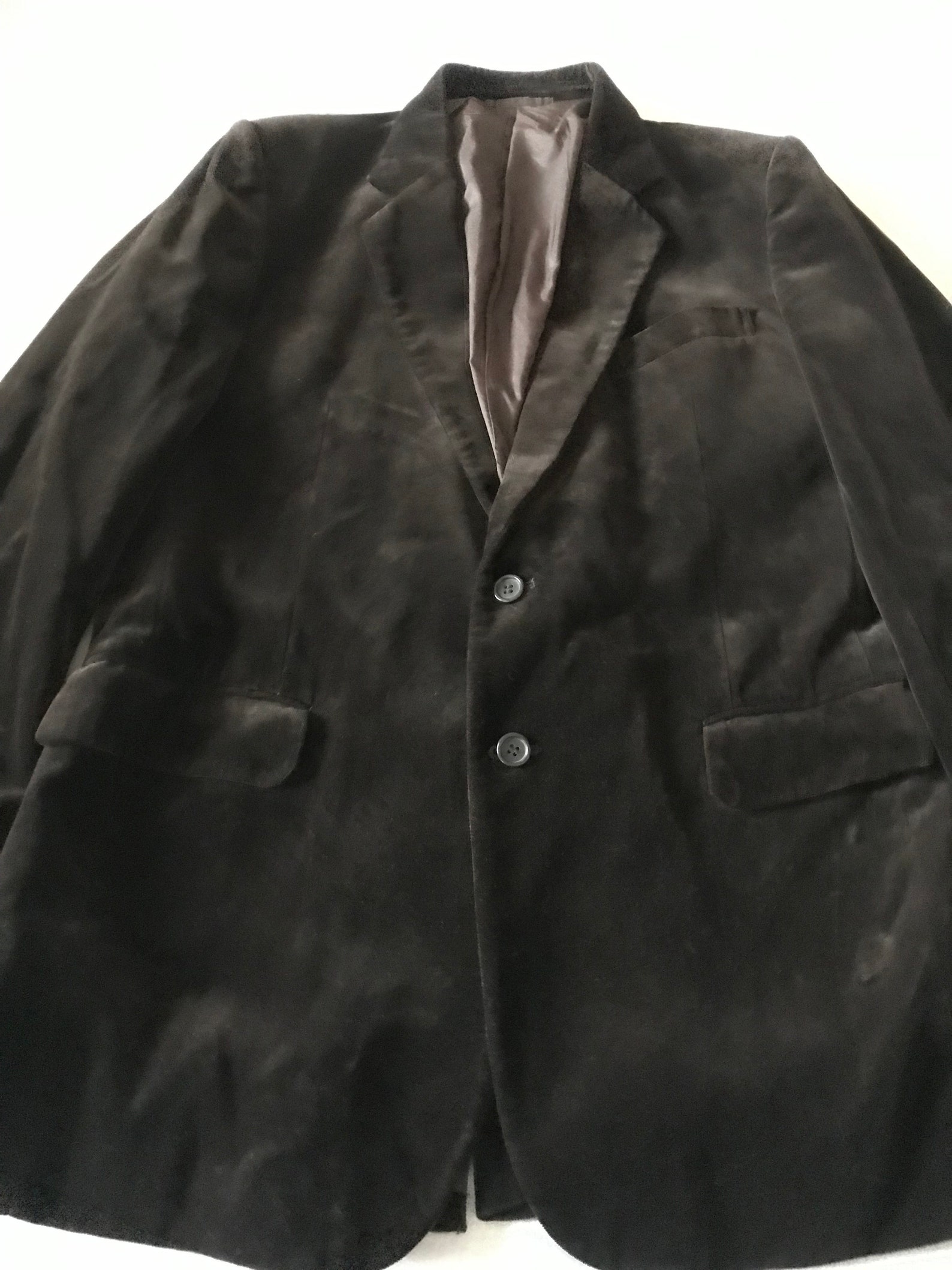 Colin Lester London Men's Dark Brown Jacket Blazer Velvet Size 40 US ...