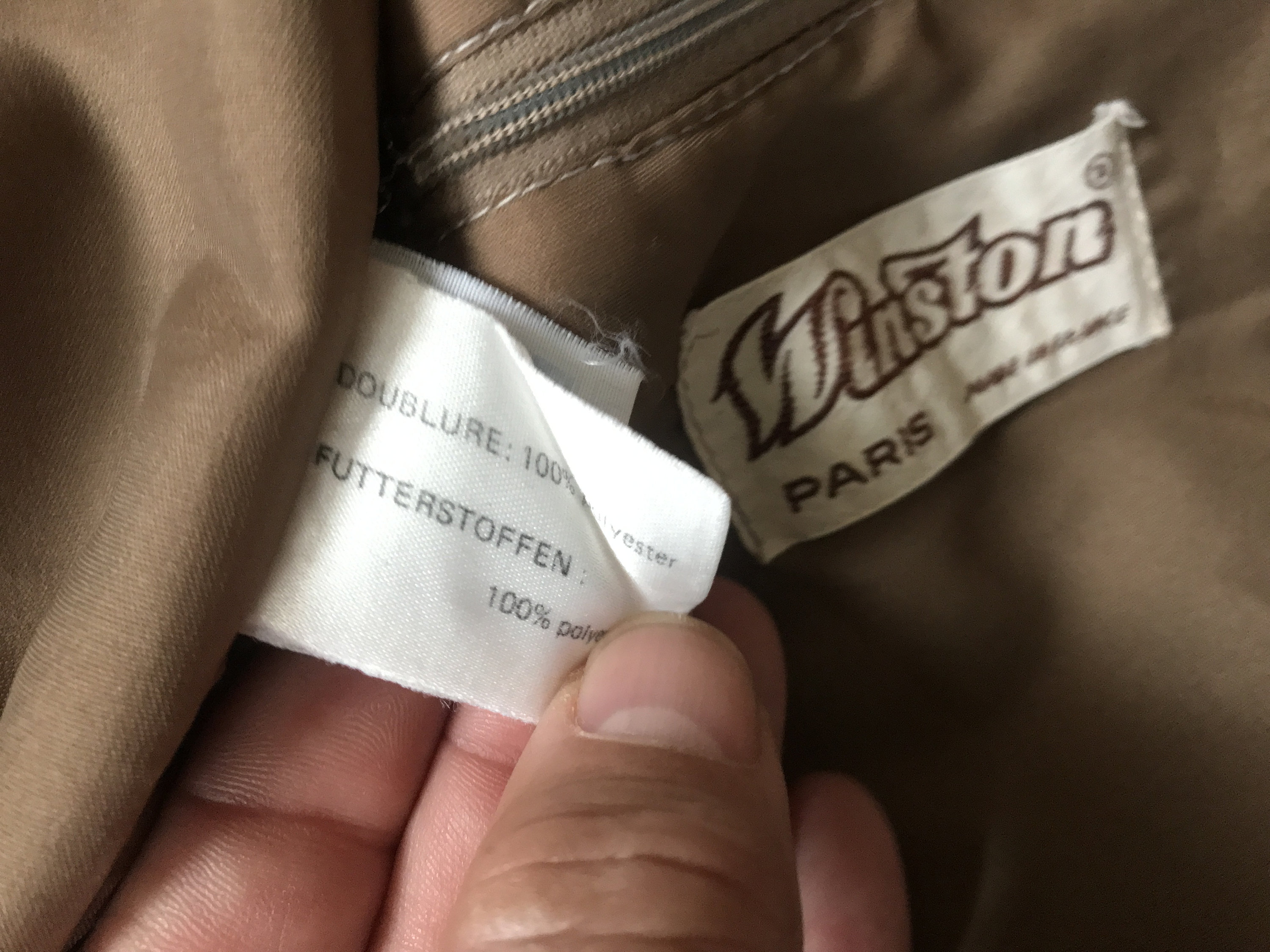 Winston Paris Harrington Style Jacket Men's or Unisex Made in France ...