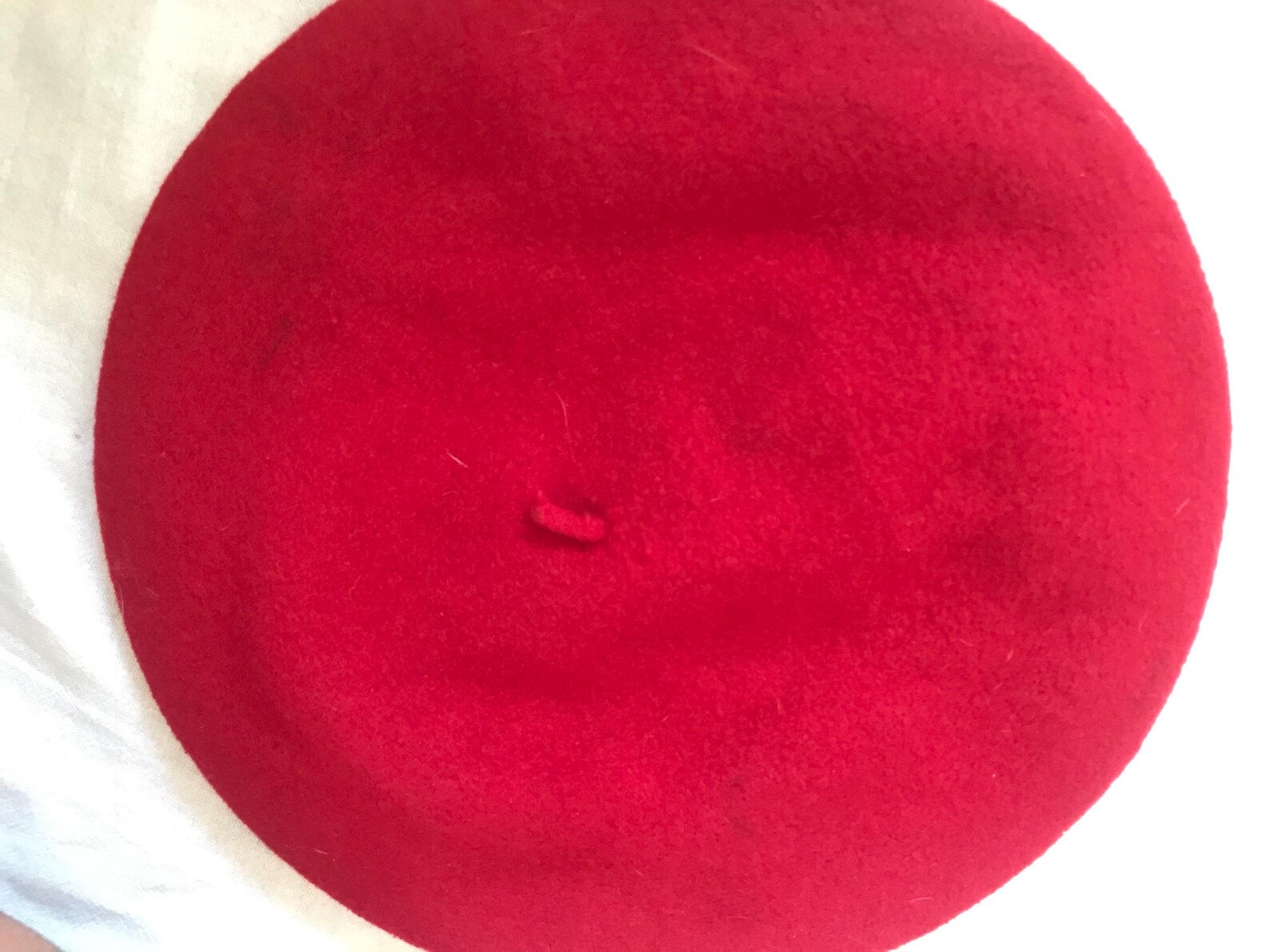 Classic Vintage Women's Beret Red Paris 10 Small to Medium - Etsy
