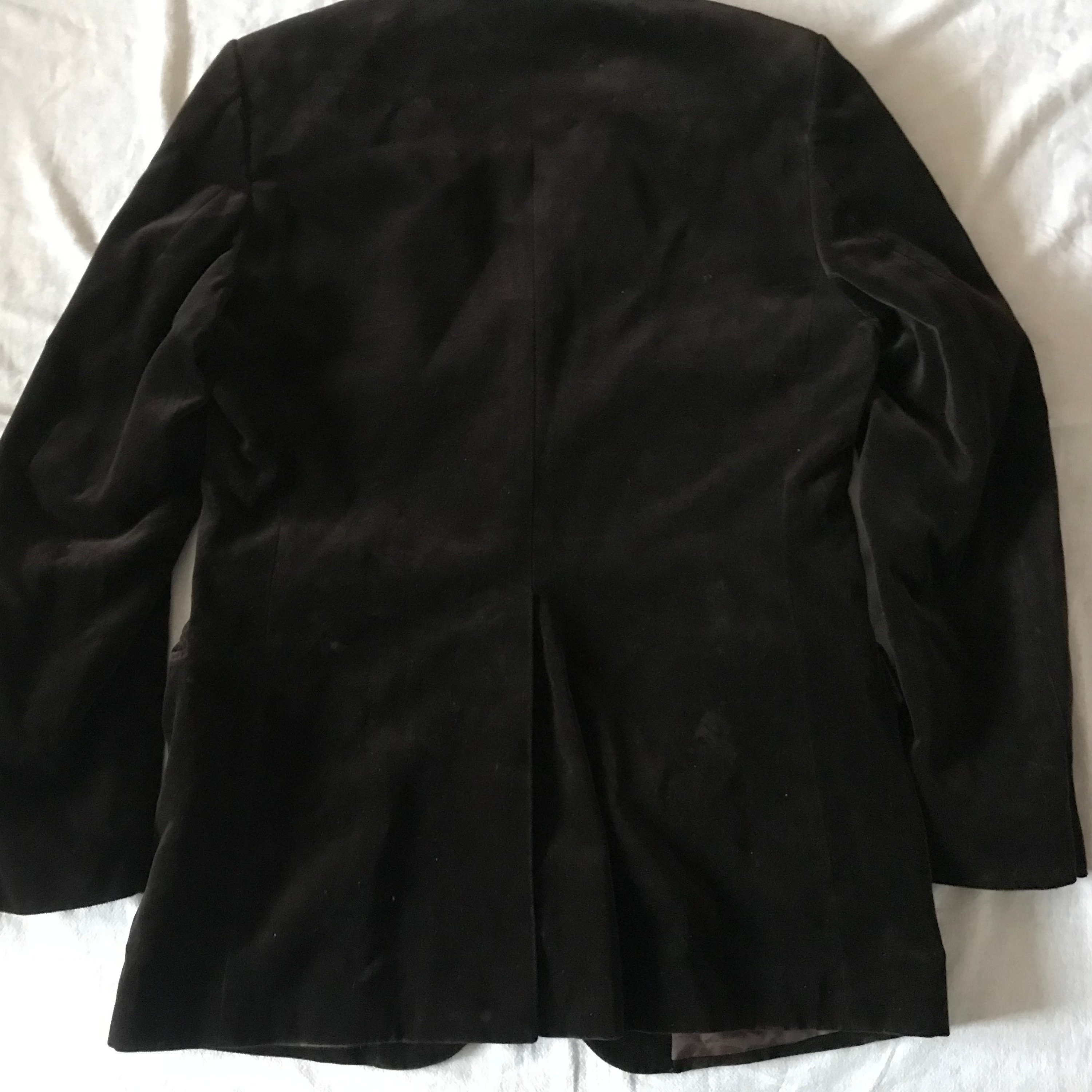 Colin Lester London Men's Dark Brown Jacket Blazer Velvet Size 40 US ...