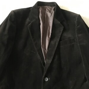 Colin Lester London Men's Dark Brown Jacket Blazer Velvet Size 40 US ...