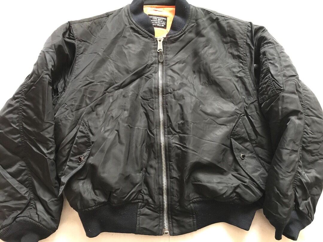 Schott Bros Imc. New York City Reversible Intermediate Men's MA-1 Flyer ...