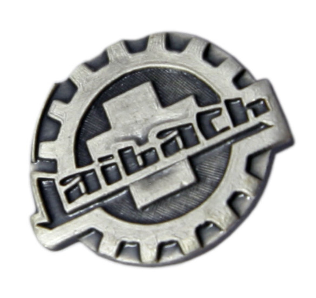 Laibach Logo Metal Silver Screw Badge Rare Vintage Collectible - Etsy