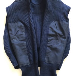 Italian Pure Wool Men's Uniform Police Customs Military Navy Blue V ...