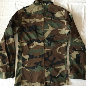 Giubba Italian Camouflage Military Field Jacket Overshirt Small 38 US ...