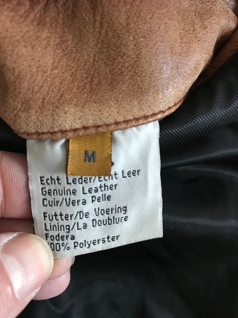 Theo Wormland Men's Leather Jacket Light Brown Medium Size 40 US - Etsy
