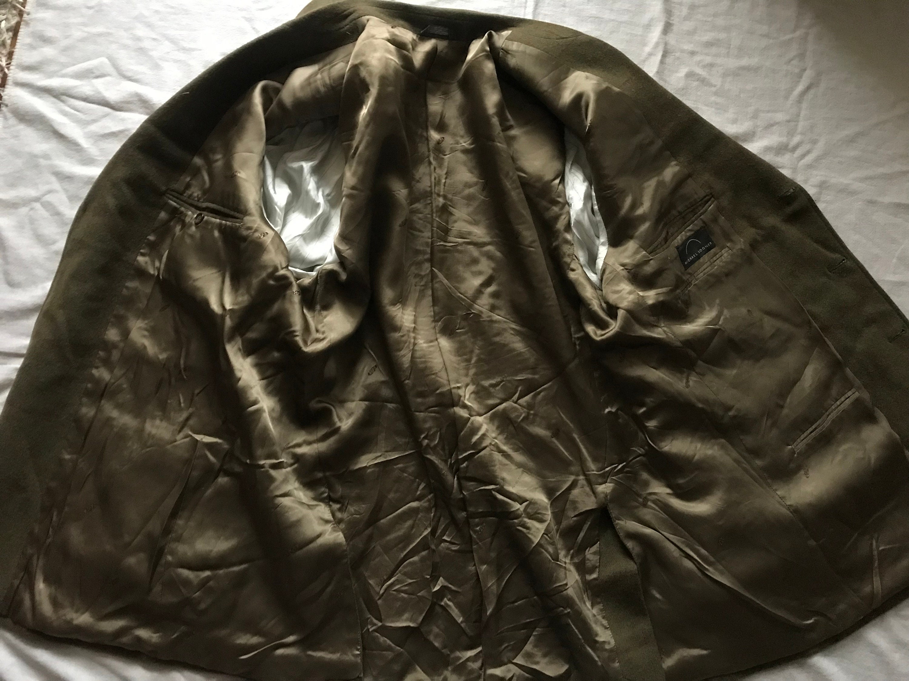 Michael Bogner Men's Pure Wool Winter Men's Blazer Jacket Size 44 US 54 ...