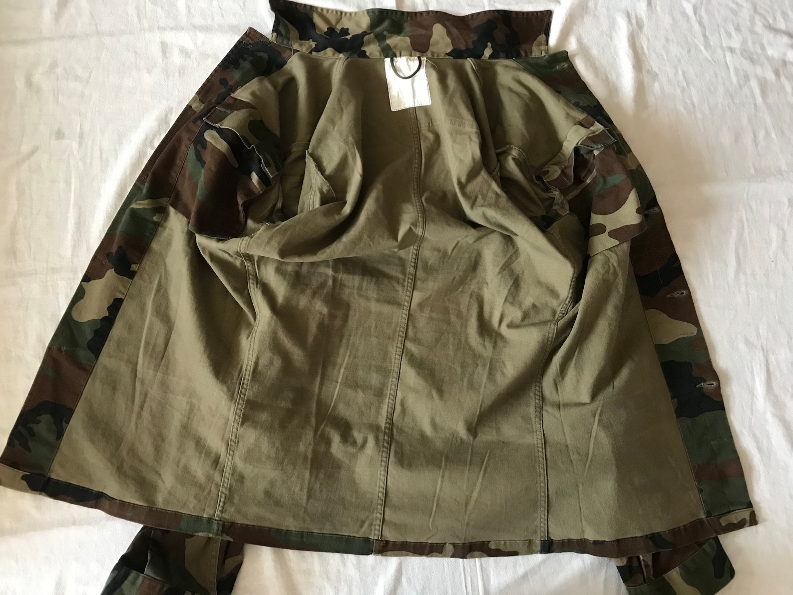 Giubba Italian Camouflage Military Field Jacket Overshirt Small 38 US ...