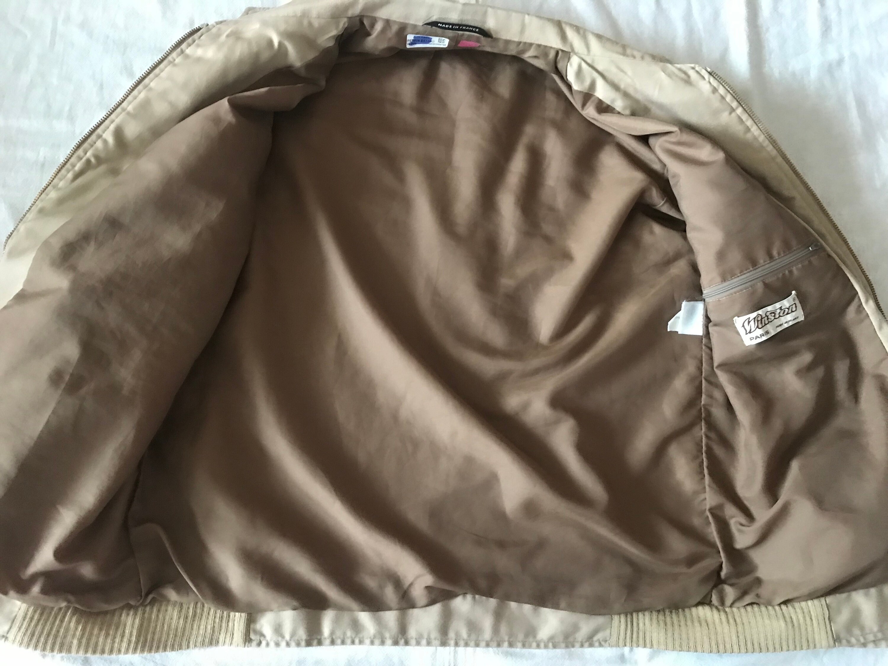 Winston Paris Harrington Style Jacket Men's or Unisex Made in France ...