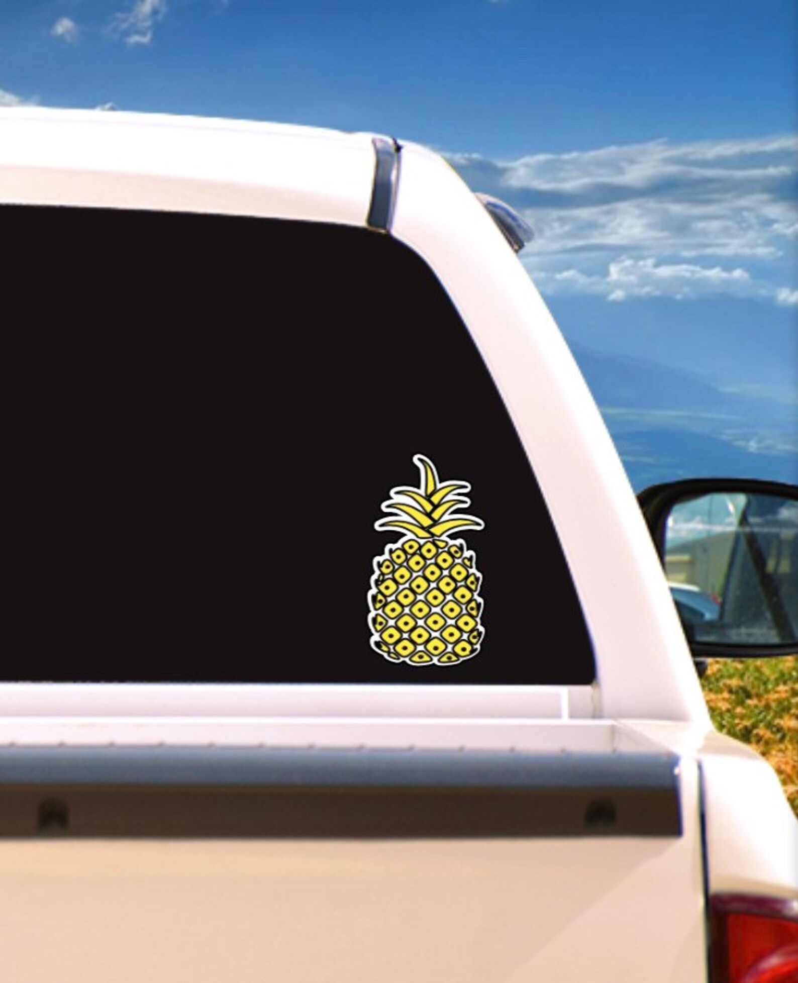 Pineapple Adhesive Vinyl Decal Pineapple Decal Pineapple | Etsy