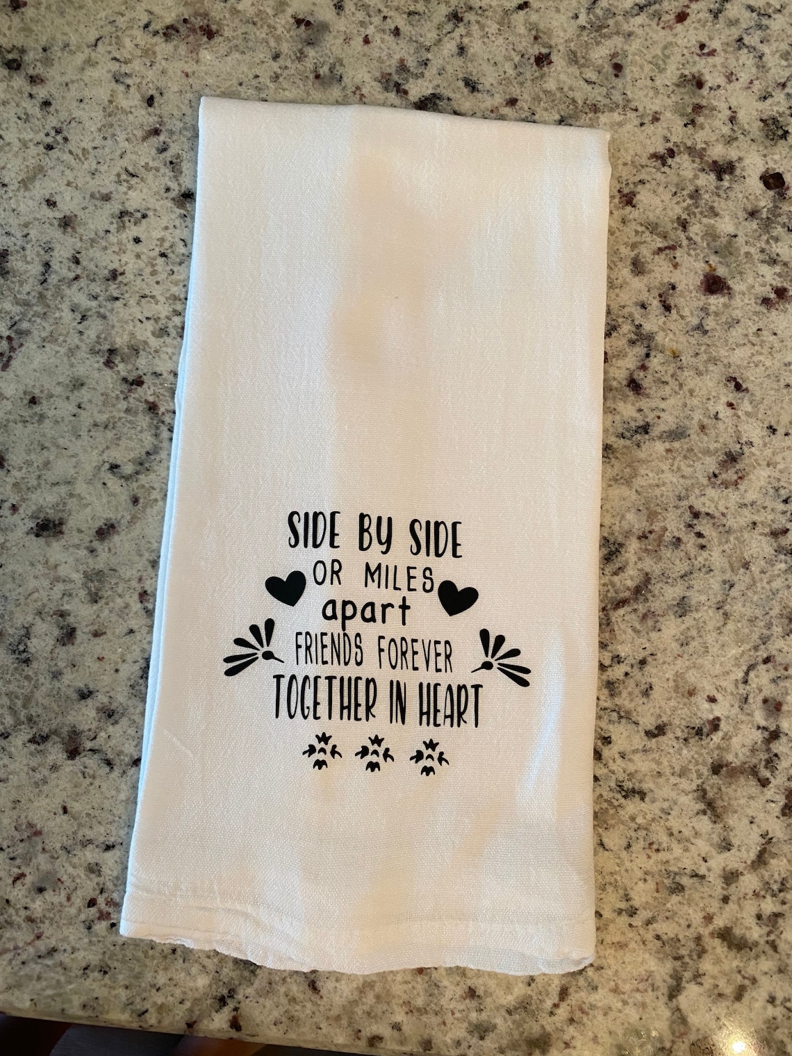 Friends forever tea towel friendship towel friends kitchen - Etsy Italia