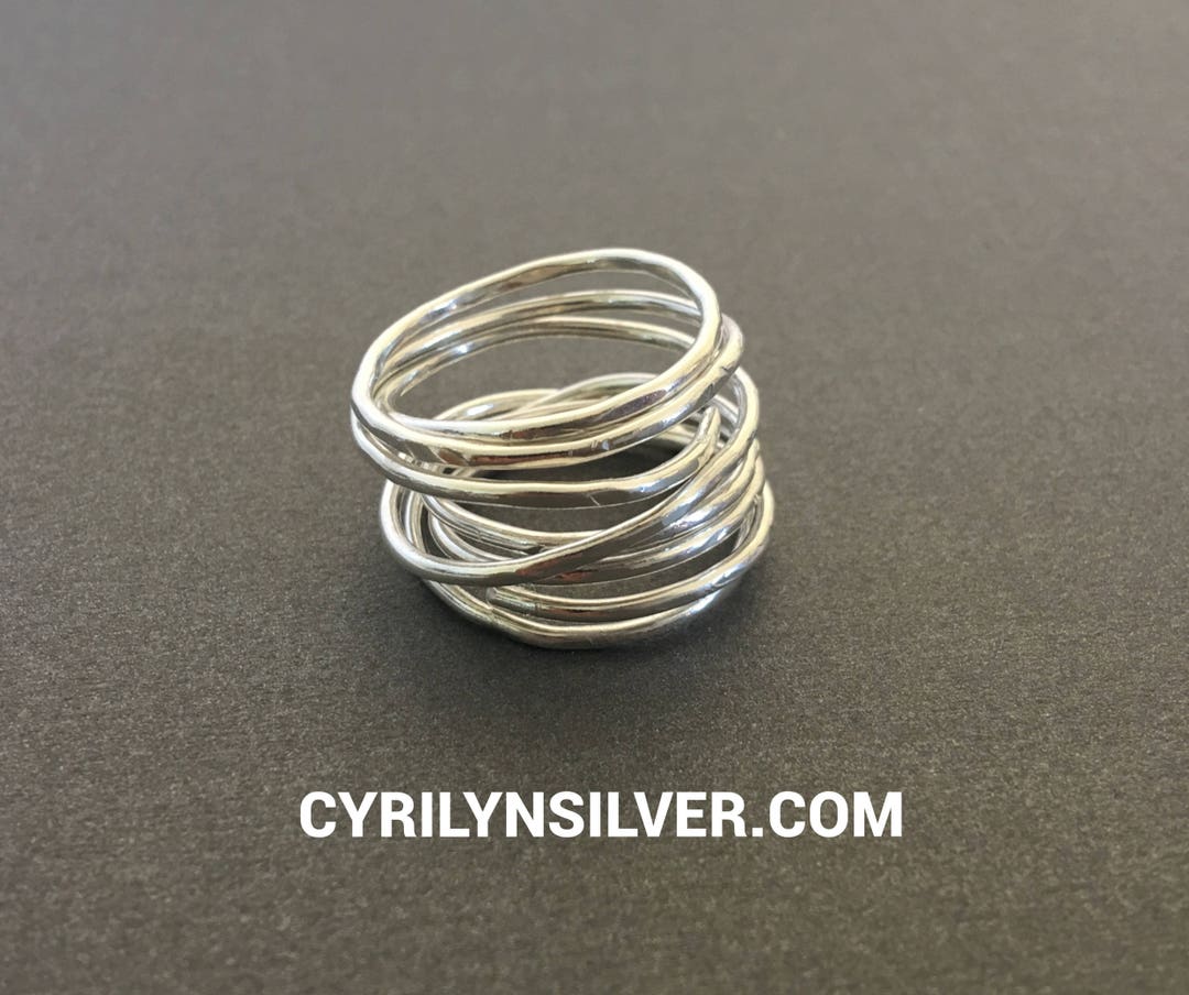 Spiral Statement Ring - Etsy