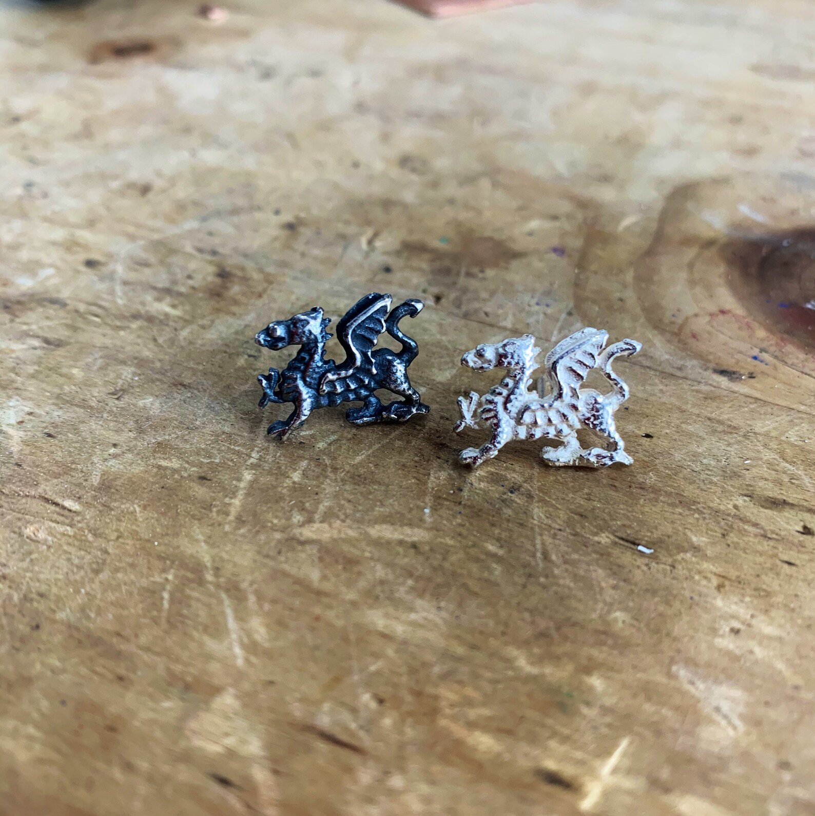 Sterling Silver Dragon Pin Badge/brooch - Etsy UK