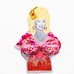 Dolly Carton 2.0 Cake Topper dolly Parton Made From Recycled - Etsy