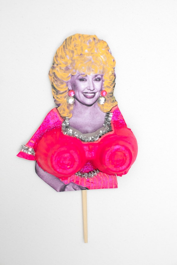 MADE TO ORDER Dolly Carton Cake Topper - Etsy