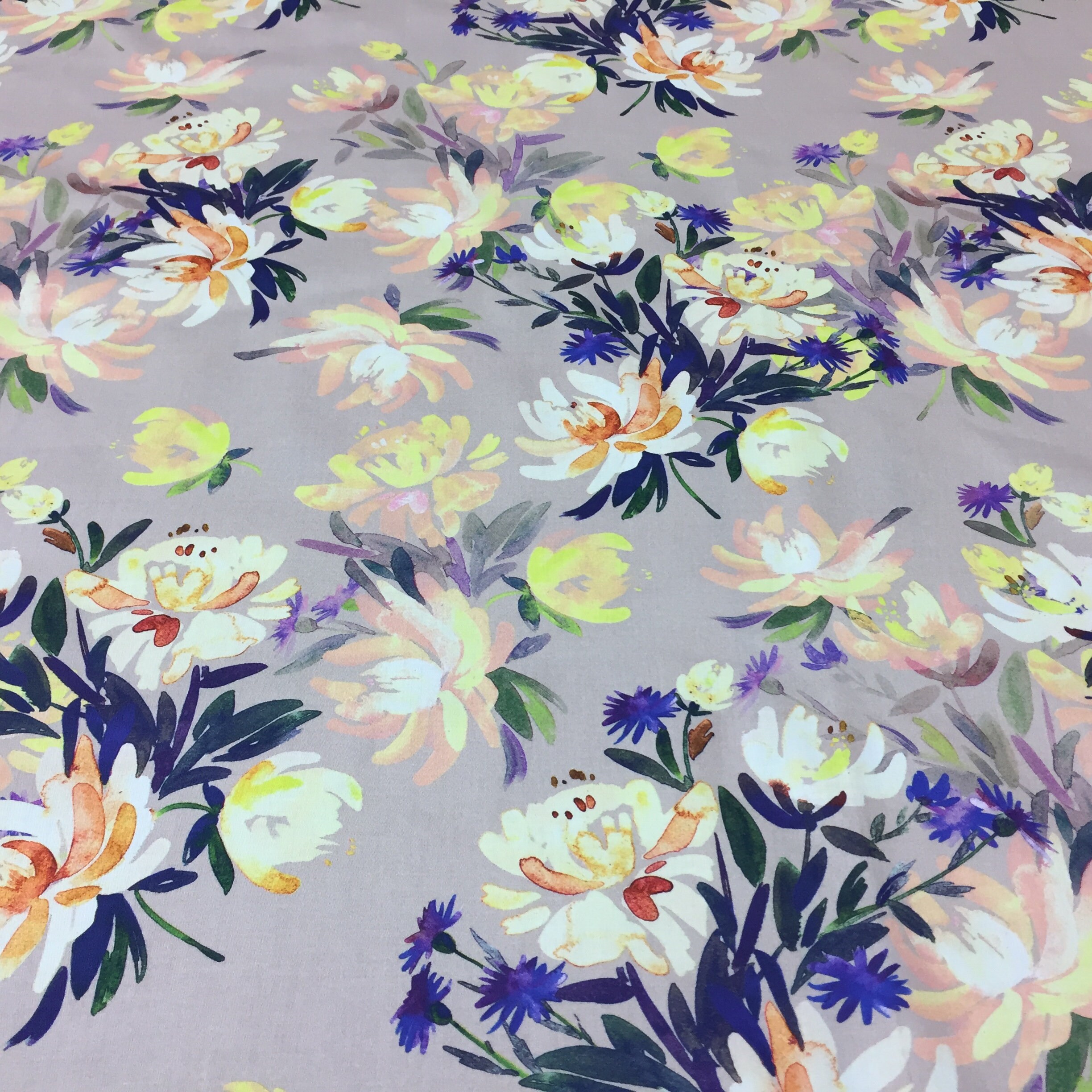 Scandinavian Cotton fabric floral fabriclight weight fabric | Etsy