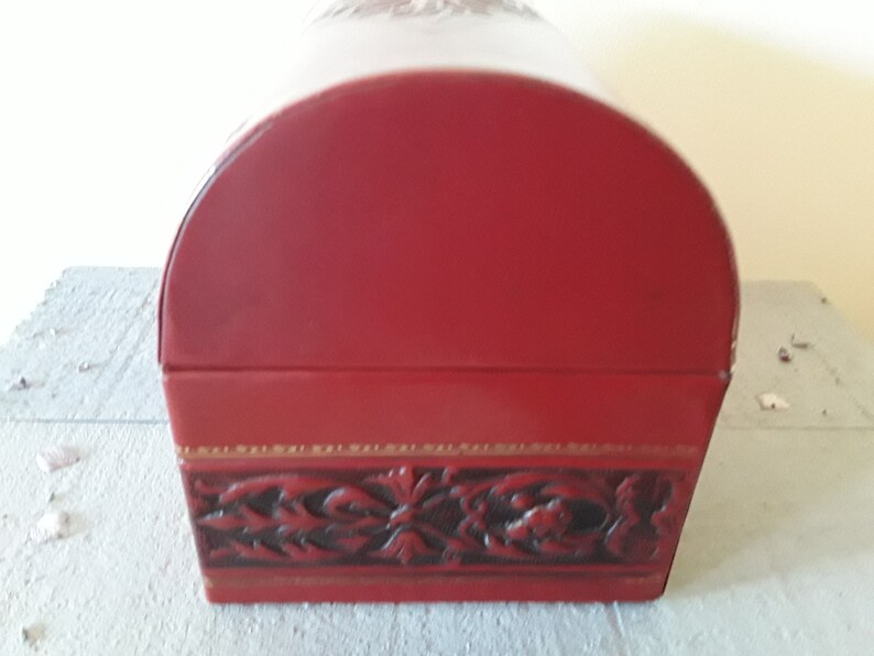 Domed Leather Box - Etsy