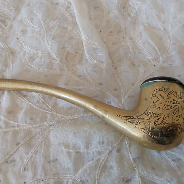 Brass Smoking Pipe - Etsy