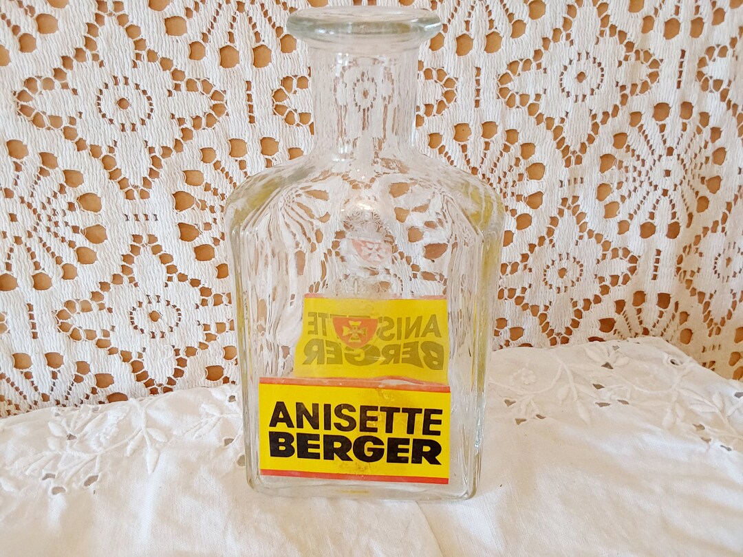Vintage French Anisette Berger Carafe - Etsy