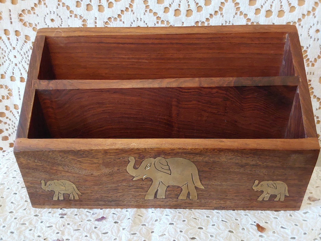 Vintage Wooden Letter Rack - Etsy