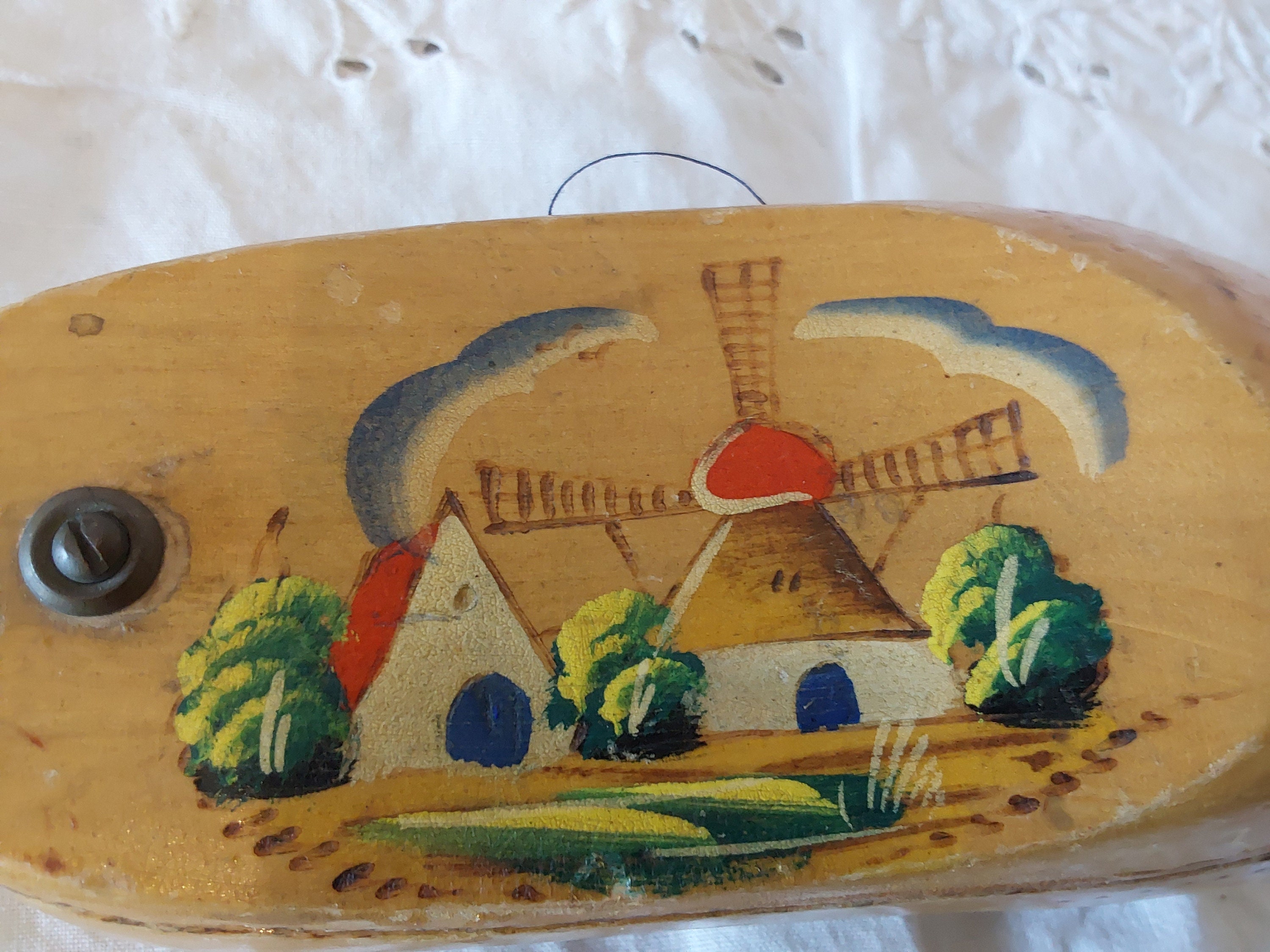 Vintage Dutch Clog Sewing Box - Etsy