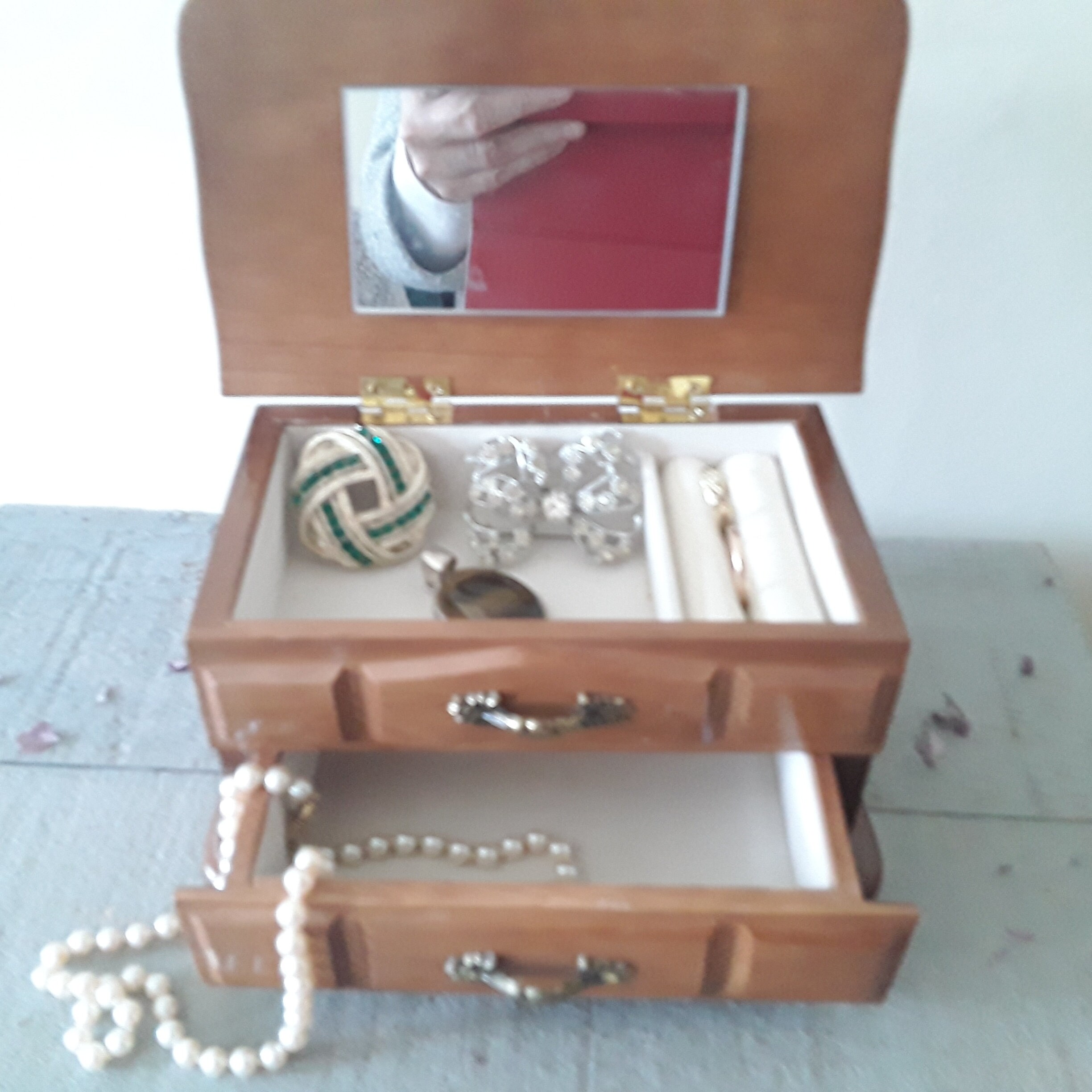 Wooden Jewellery Box With Draws - Etsy