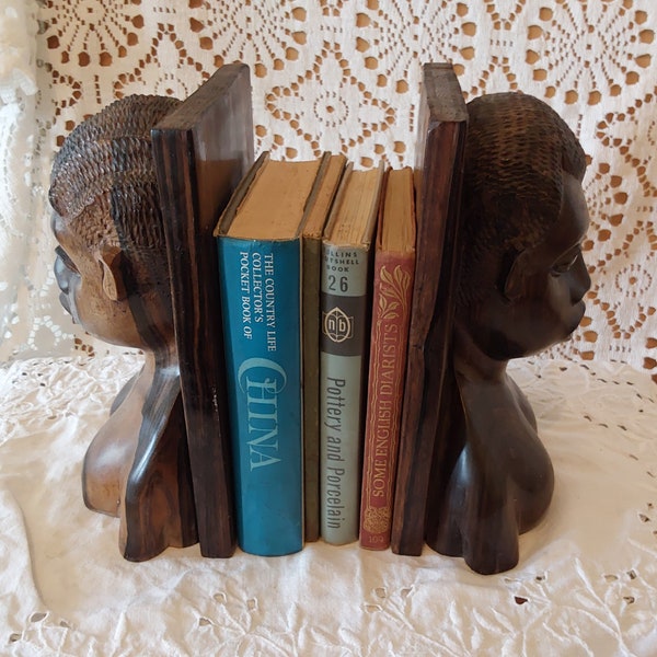 African Bookends - Etsy