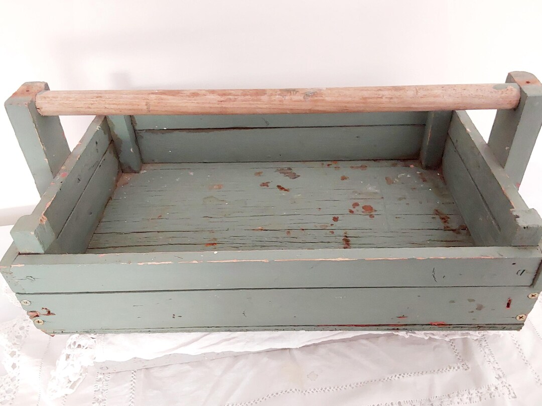 Vintage Rustic Wooden Trug - Etsy