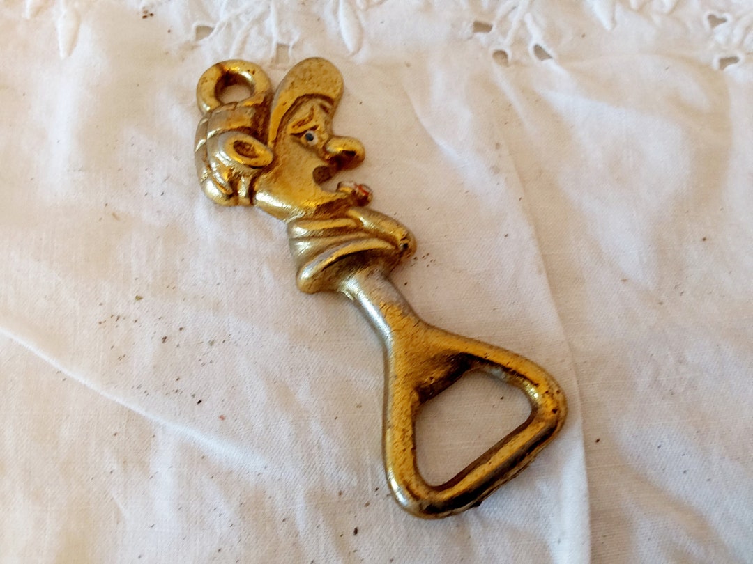 Vintage Andy Capp Brass Bottle Opener - Etsy