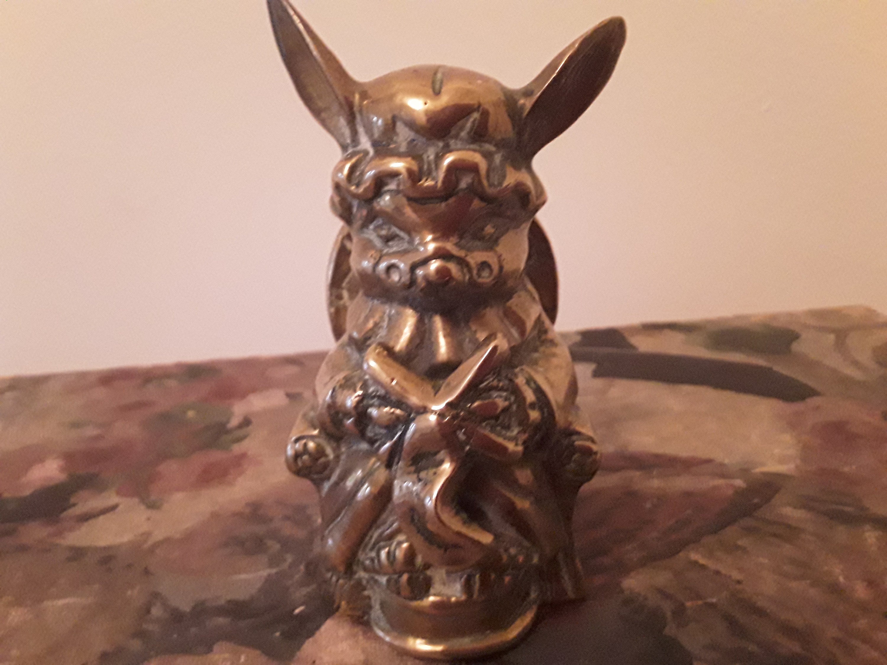 Vintage Brass Rabbit - Etsy