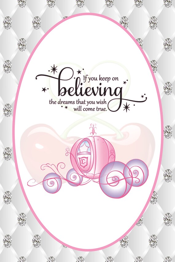 Cinderella Poster Board // Disney Princess // Little Girl // - Etsy