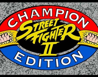 Street Fighter II Champion Edition Arcade Marquee - Etsy