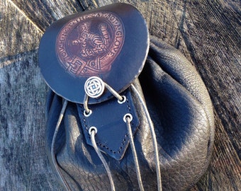 Clan Macbean Leather Sporran Bag - Etsy UK
