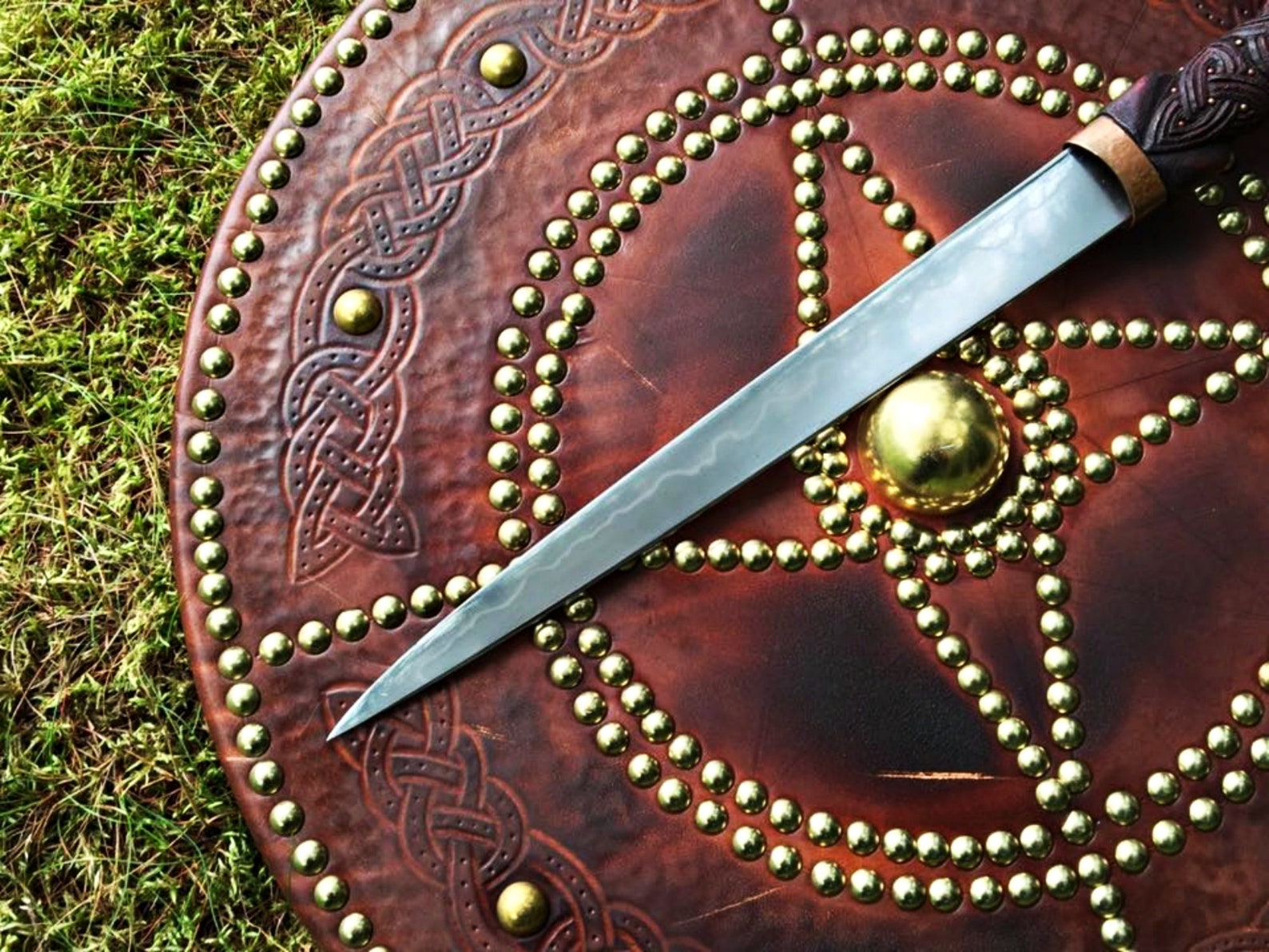 Scottish Targe With Star Pattern | Etsy