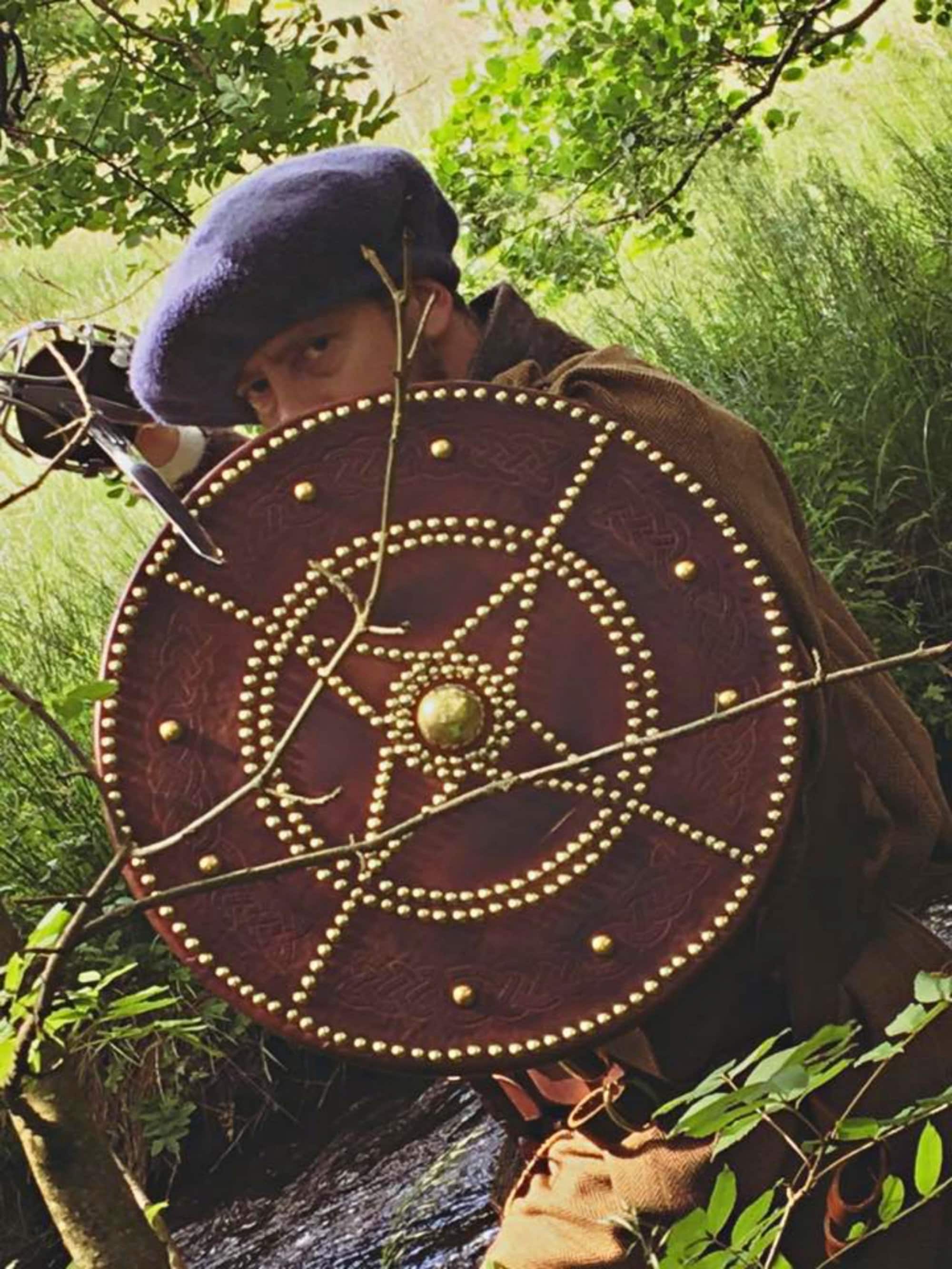 Scottish Targe With Star Pattern - Etsy UK