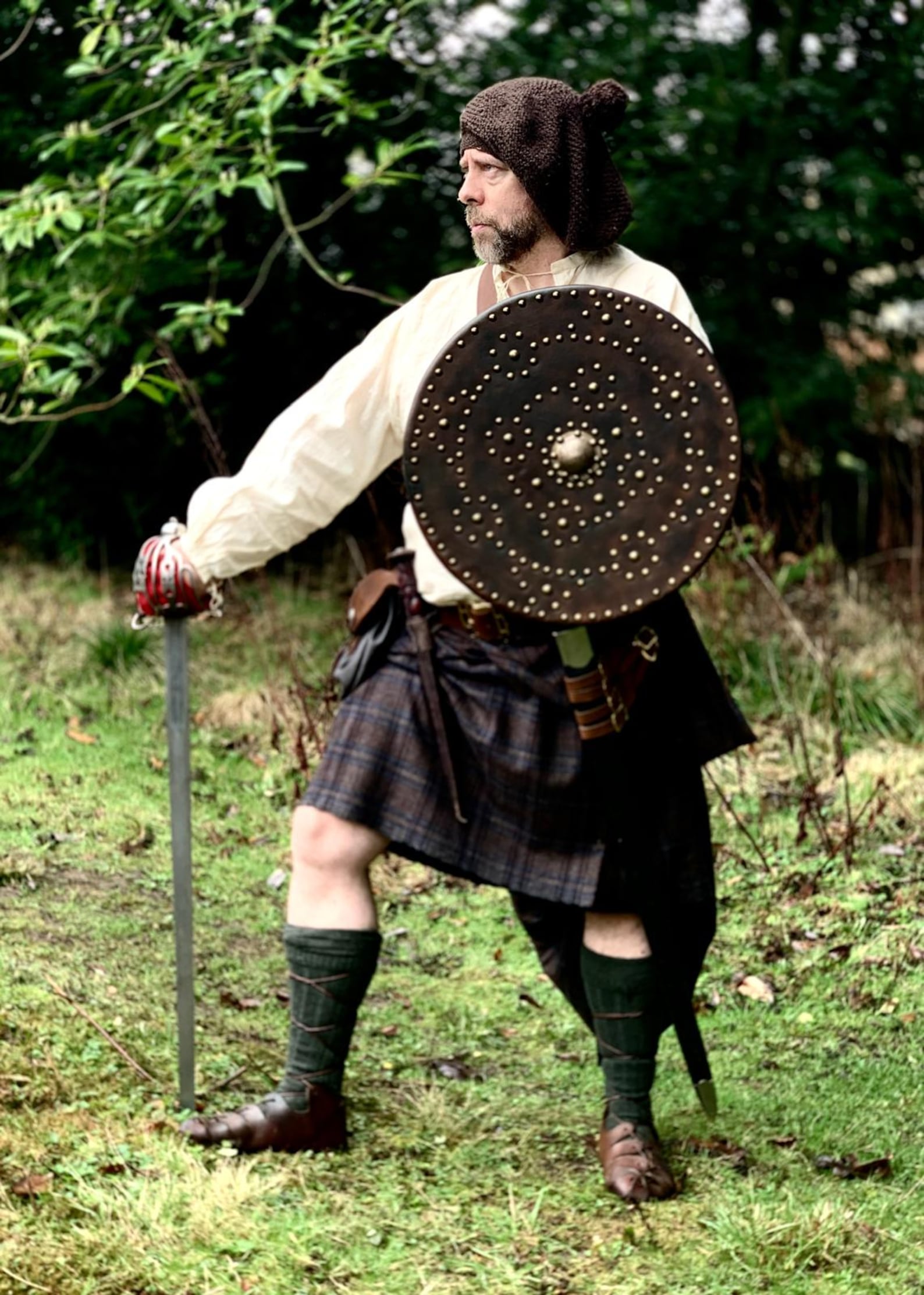 Scottish ' Five Shillings' Historical Replica Fully Functional Targe - Etsy