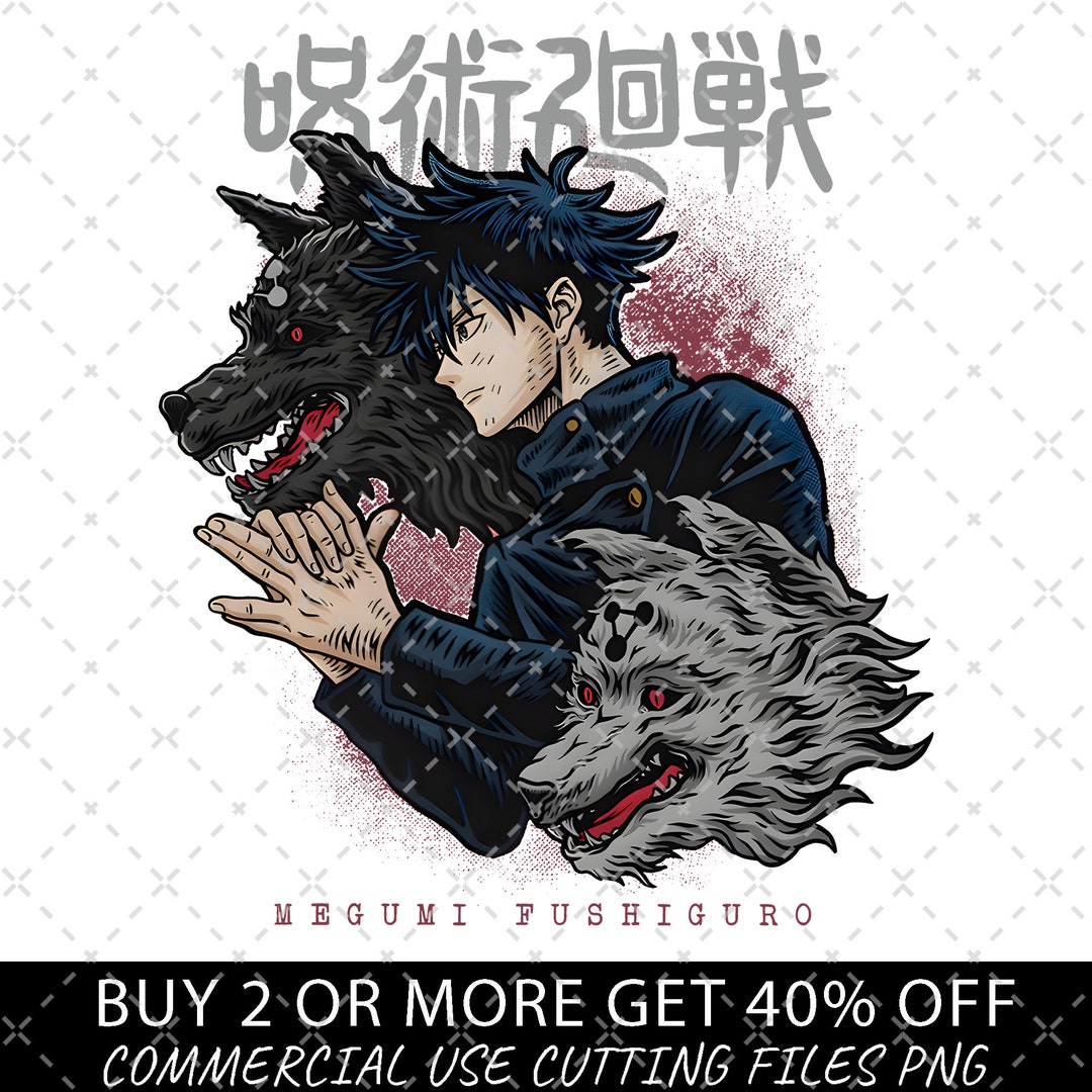 Fushiguro Megumi Divine Dog Digital Download, Megumi Fushiguro PNG ...