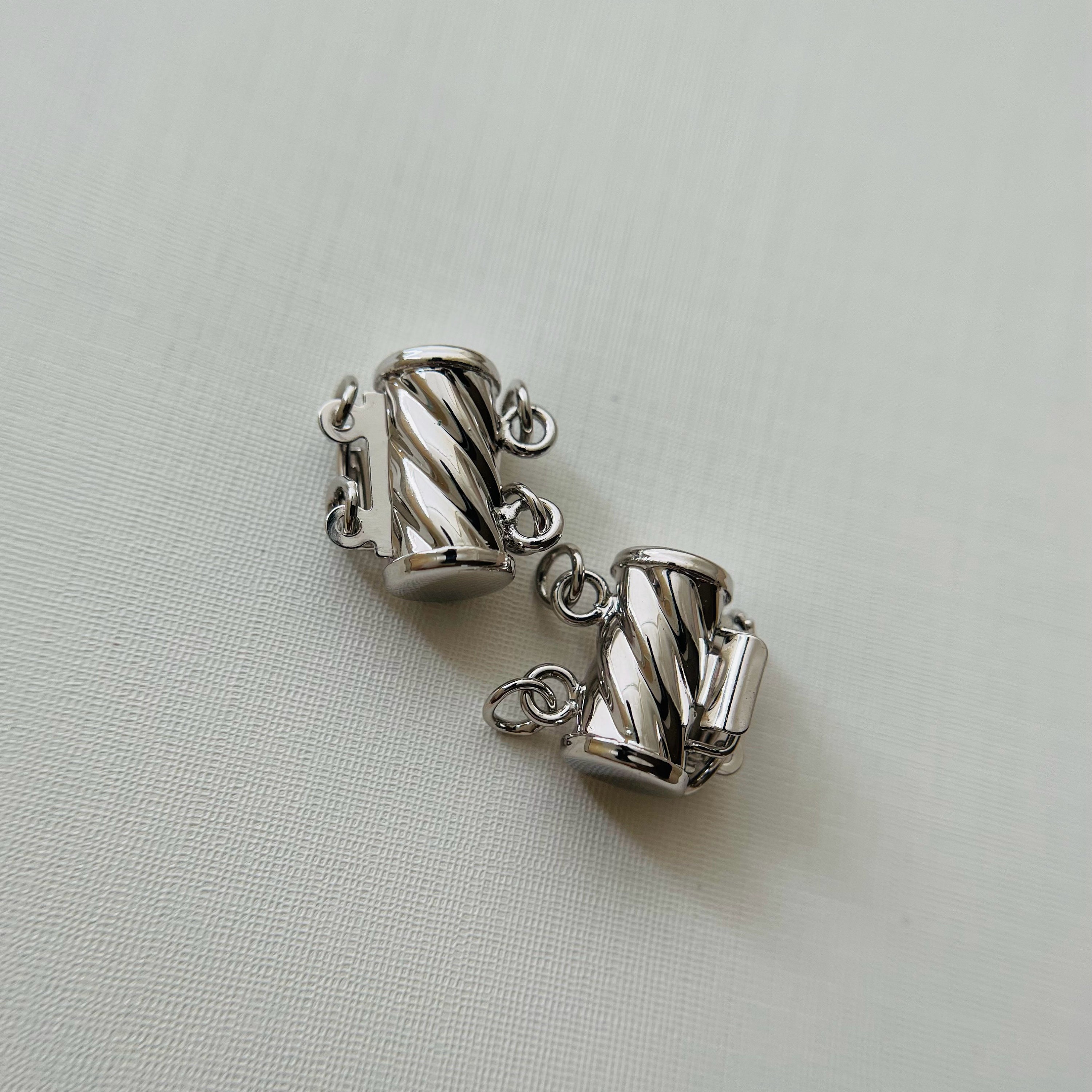 2 X Slide Tube Clasp , Two-strand, Tube Clasp for Jewelry Making ...