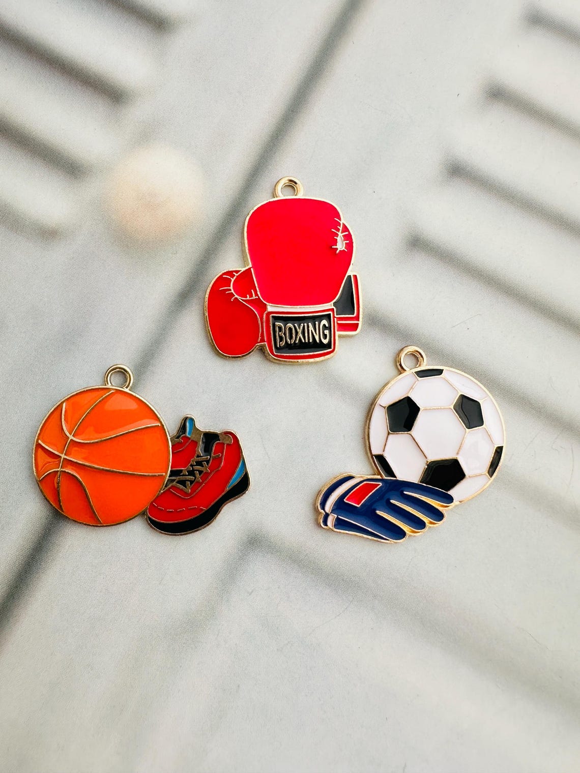 20 Ps - Enamel Ball Charms - Etsy
