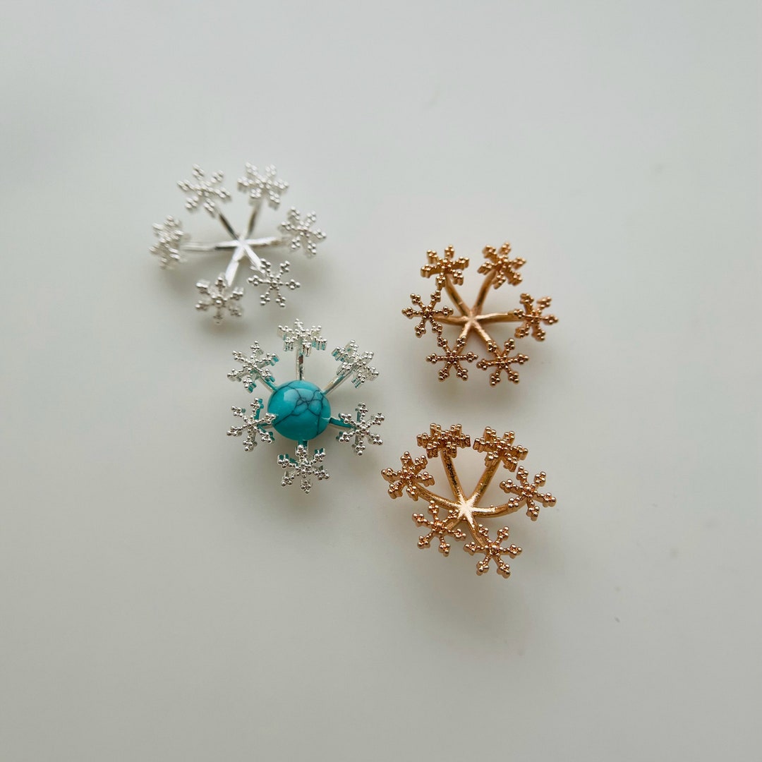 2 Pcs Snowflake Claw Stone Setting Prong Setting 8mm stone Not Included ...