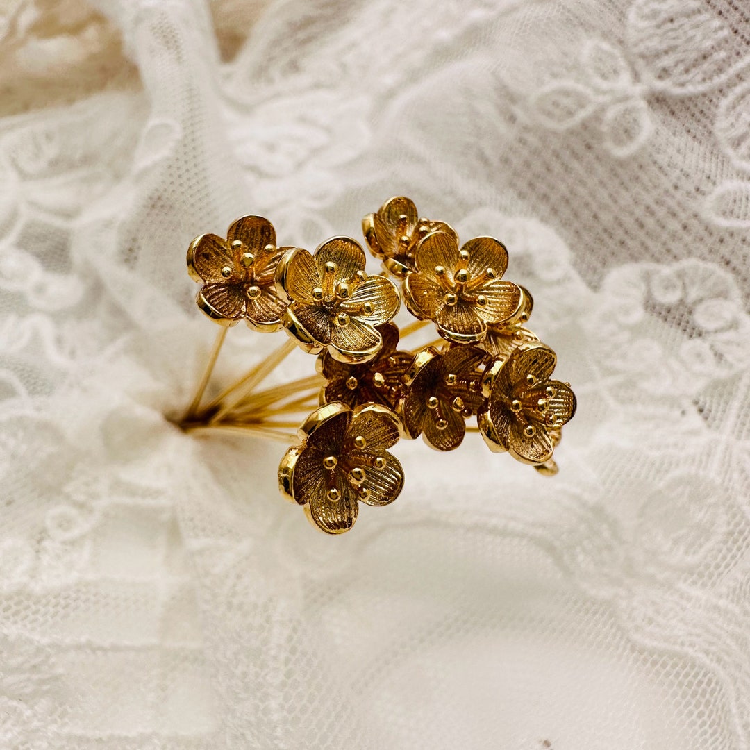 10 X Flowers Head Pin - 48mm - Etsy