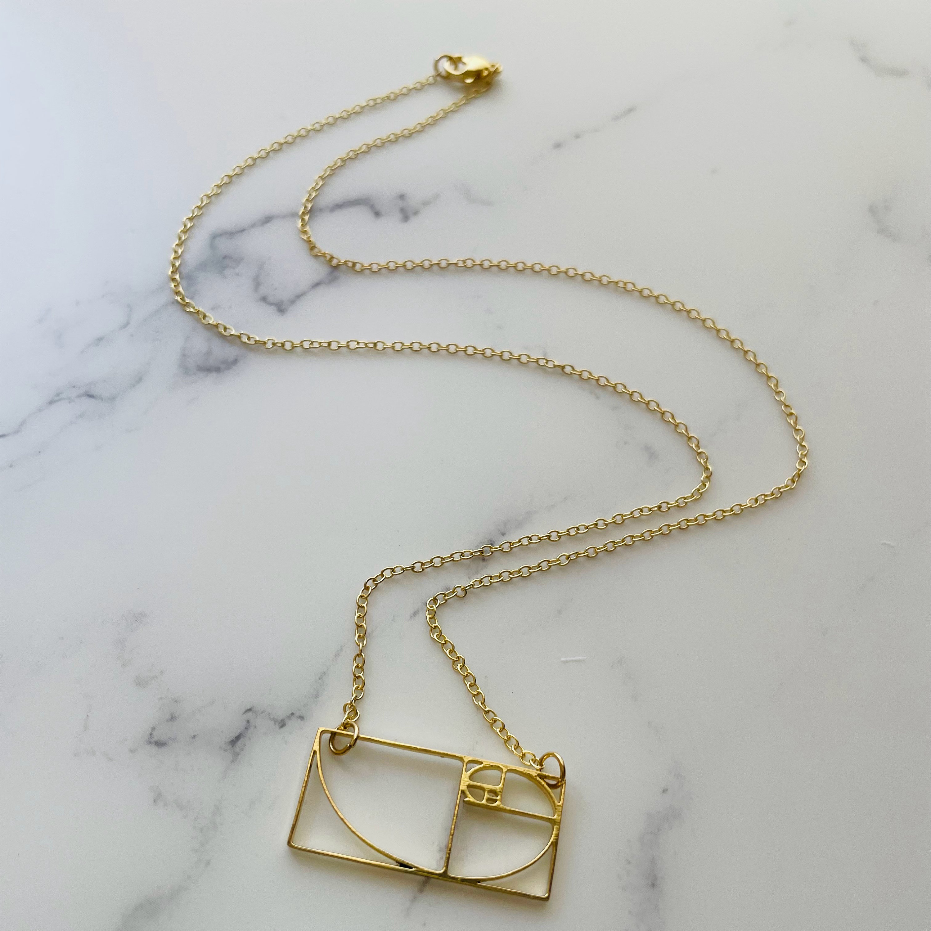1 Pcs - Golden Ratio Fibonacci Spiral Necklace - Etsy