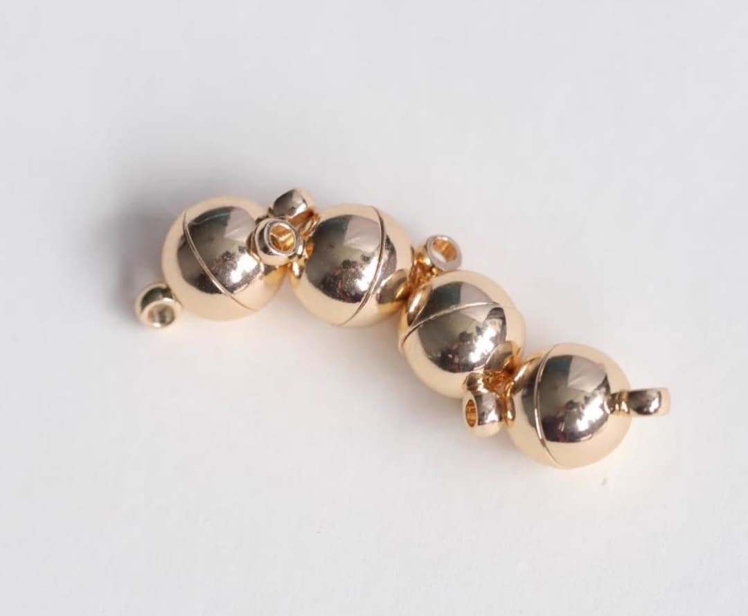 10pc, Ball Magnet Clasp , 6mm/8mm - Etsy