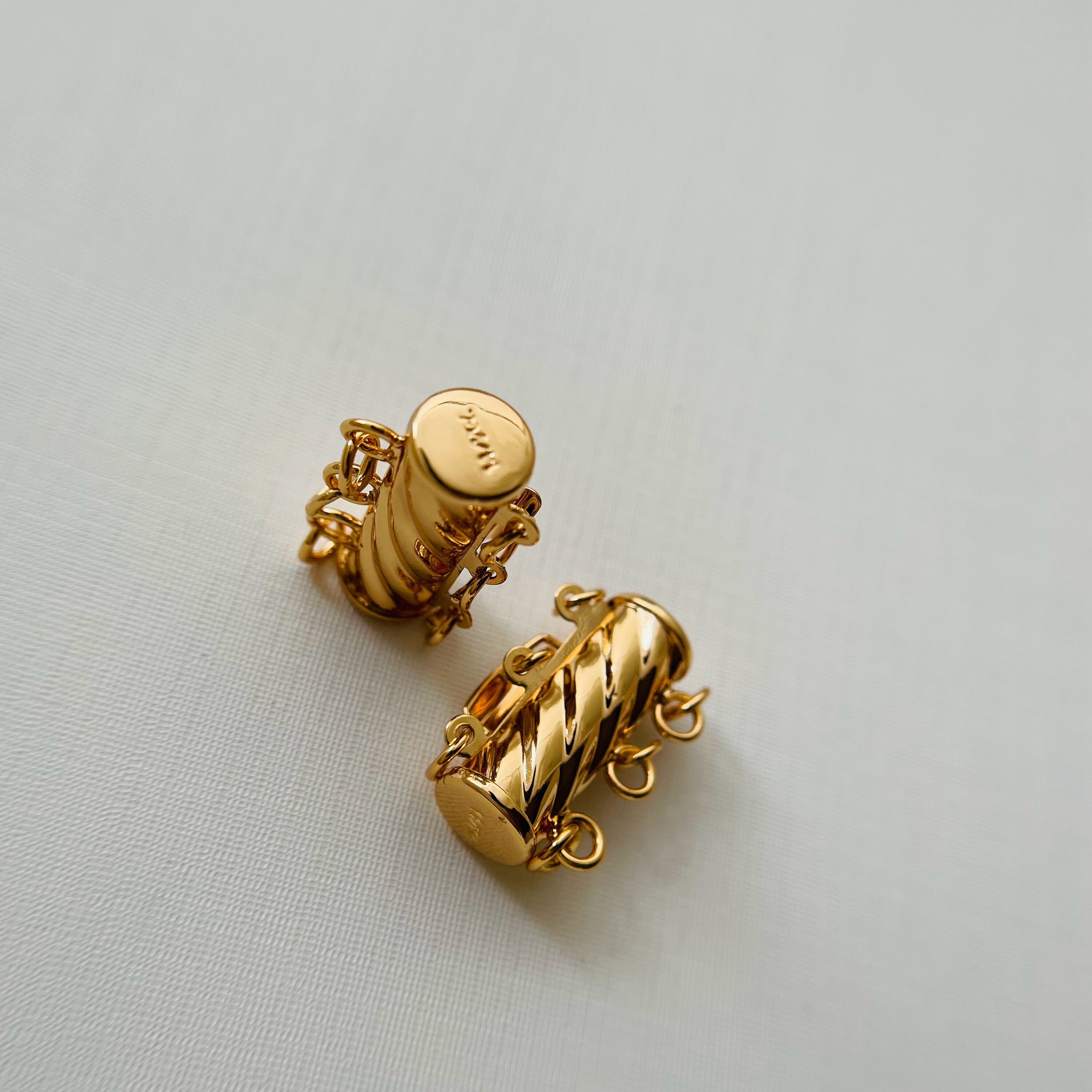 2 X Slide Tube Clasp , Three-strand, Tube Clasp for Jewelry Making ...