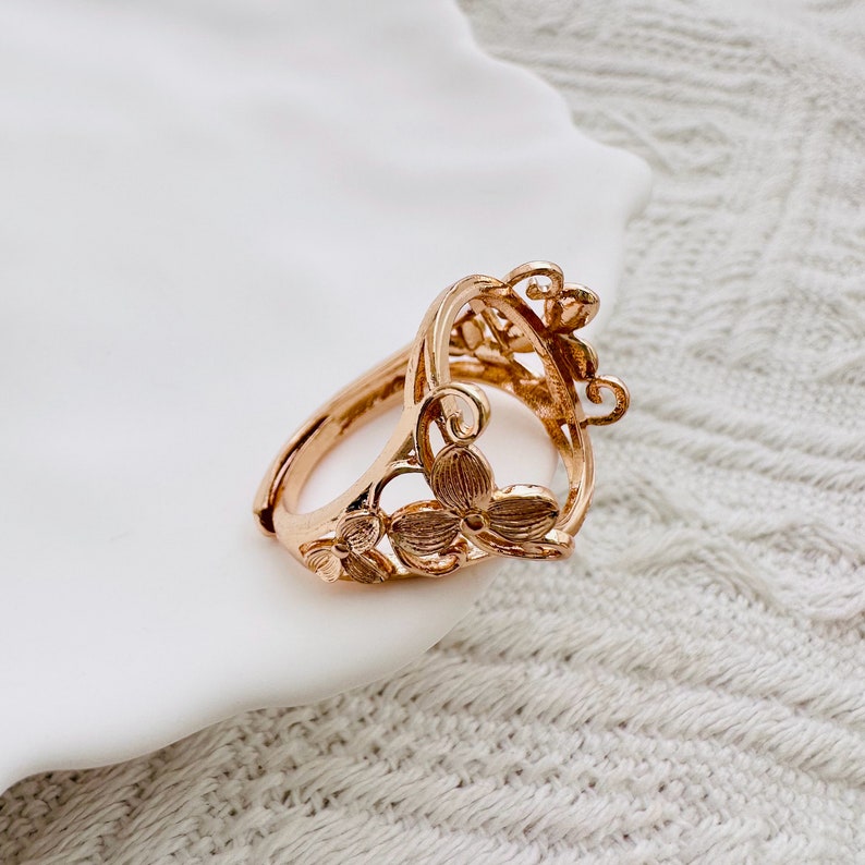 13x18mm, Ring Setting - 5 Pieces - Etsy