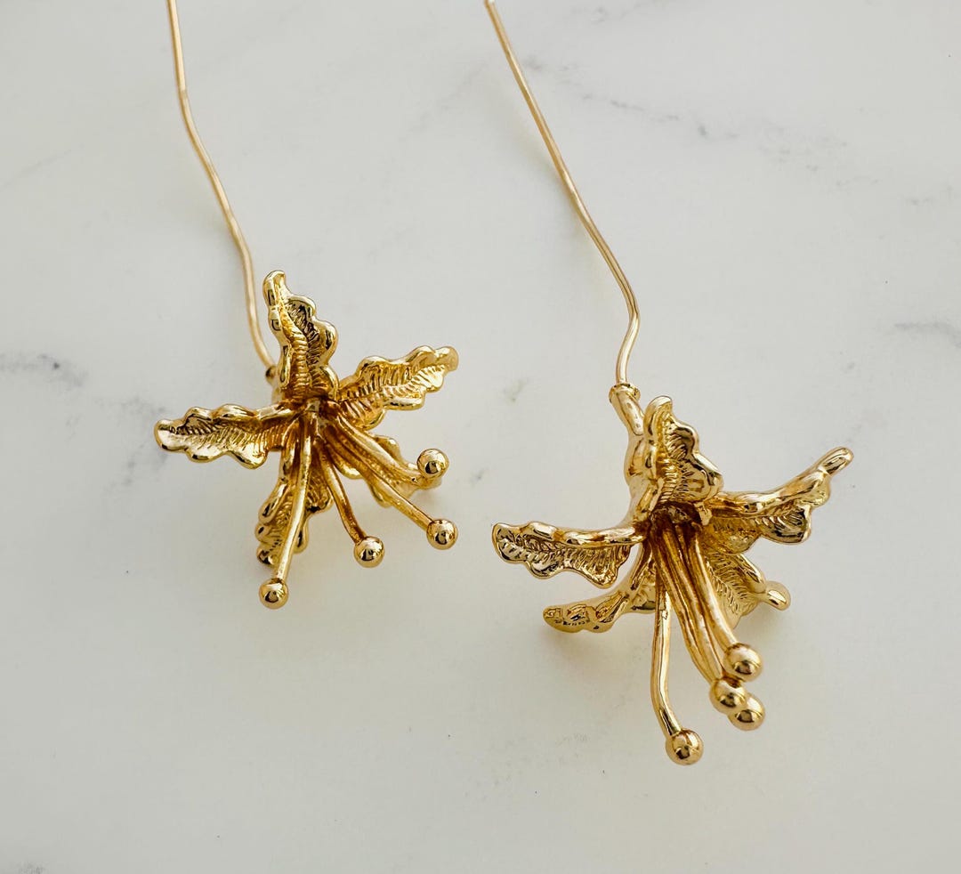 5 or 20, Large Flower Head Pin - 60mm- KC Gold, Not Yellow Gold - Etsy